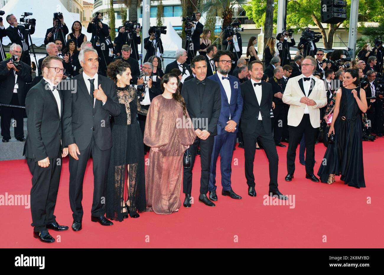 The crew of the film 'Holy Spider': Sol Bondy, Mehdi Bajestani, Zar Amir Ebrahimi, Farouzan ...