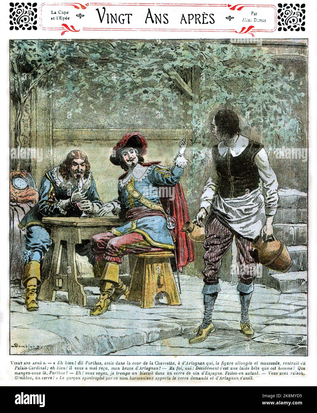 Twenty Years After' (French: Vingt ans après), sequel to The Three ...