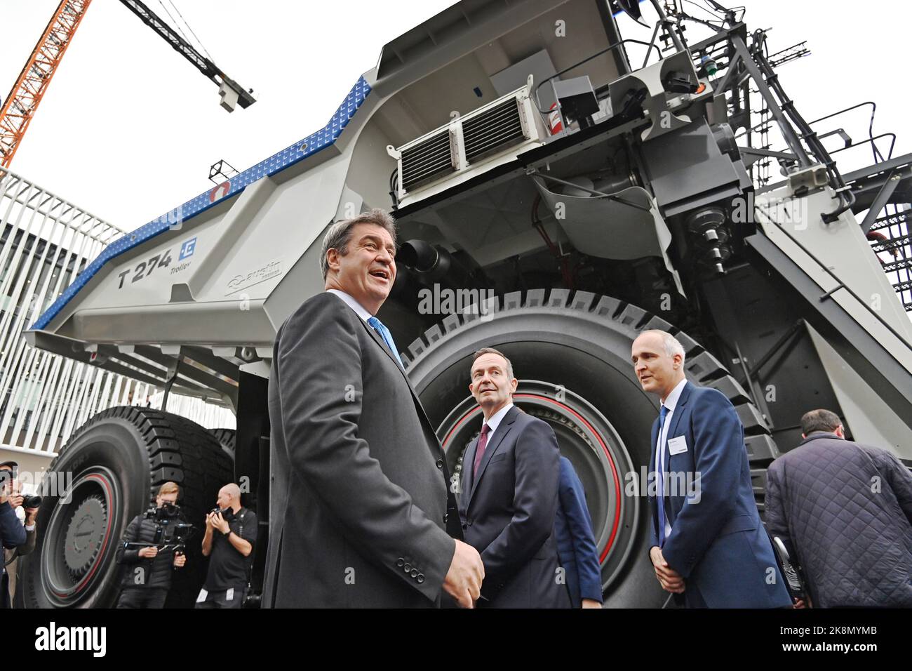 Markus SOEDER (Prime Minister of Bavaria and CSU Chairman) and Volker ...