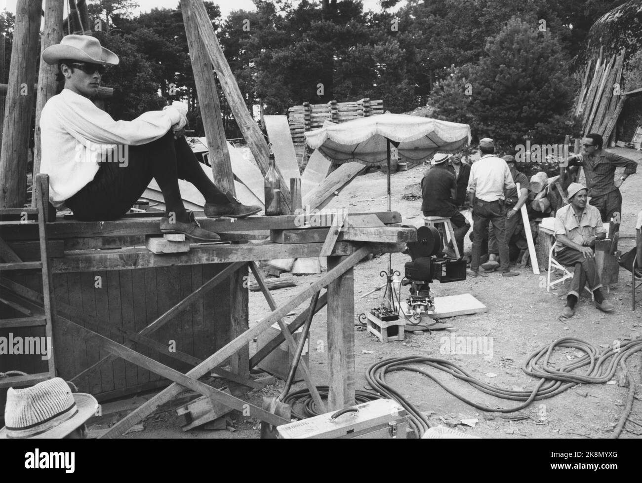 Alain delon backstage hi-res stock photography and images - Alamy