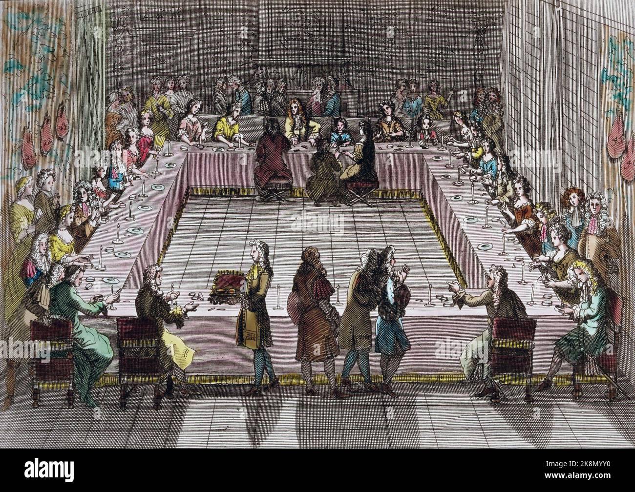 Antoine Trouvain (1656-1708) La Loterie Royale (French Royal lottery ...