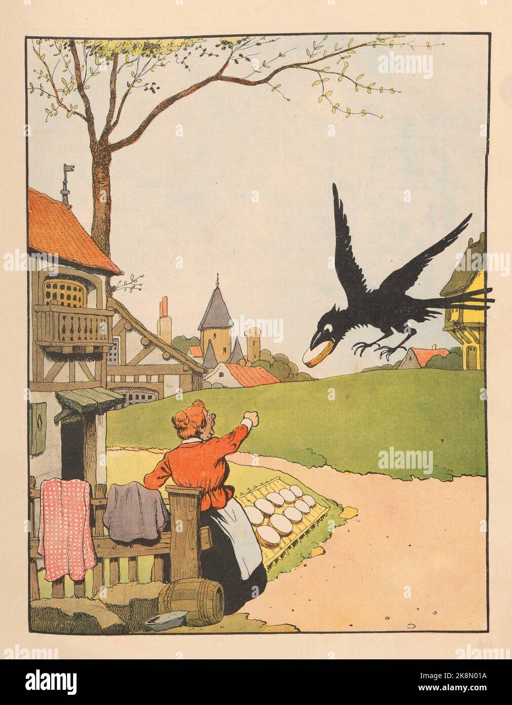 'Judging the moment to be favourable, he pounced on the most beautiful ...