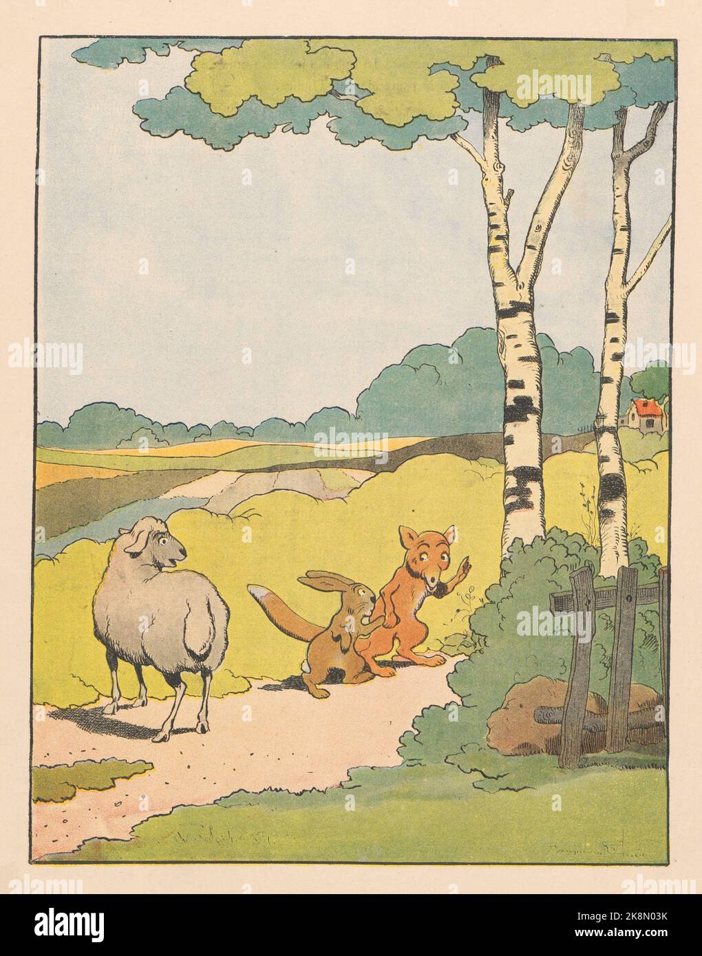 'Come with me and taste my carrots and apples.' Illustration by ...