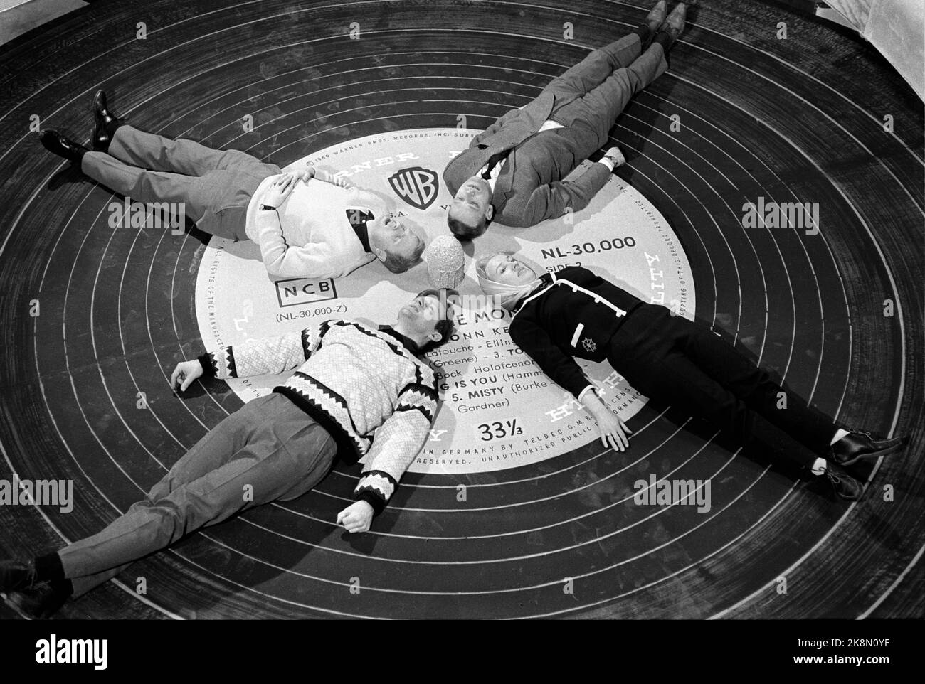 Oslo 19630403 NRK Television records a program series called ...