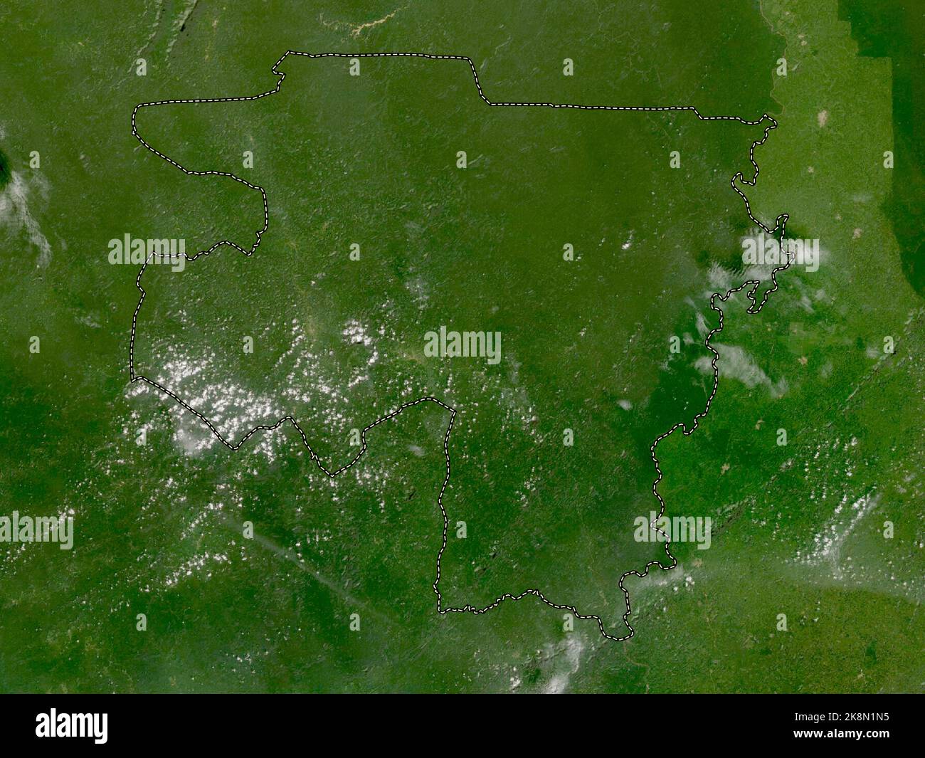 River Gee, county of Liberia. Low resolution satellite map Stock Photo ...