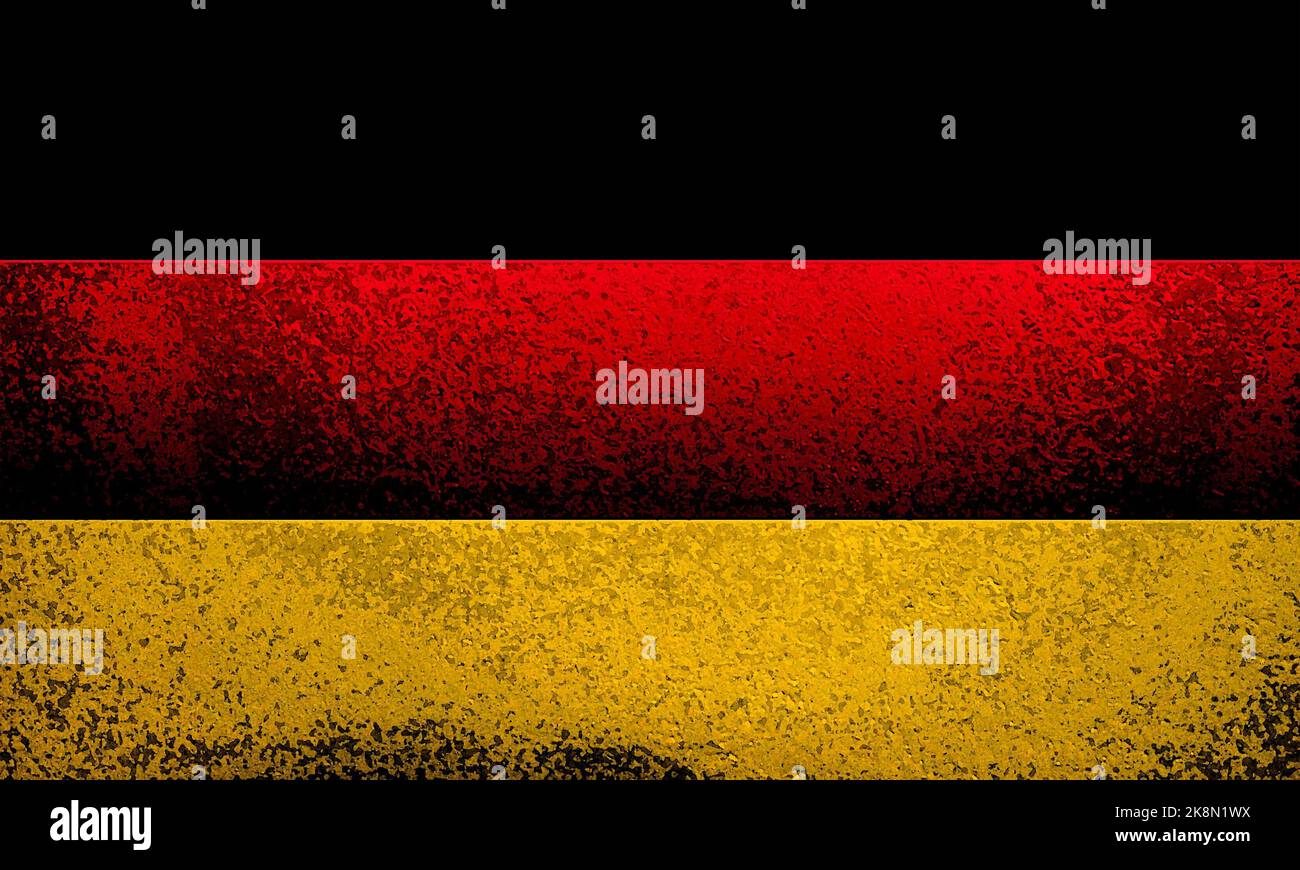 german flag on the wall as background Stock Photo - Alamy