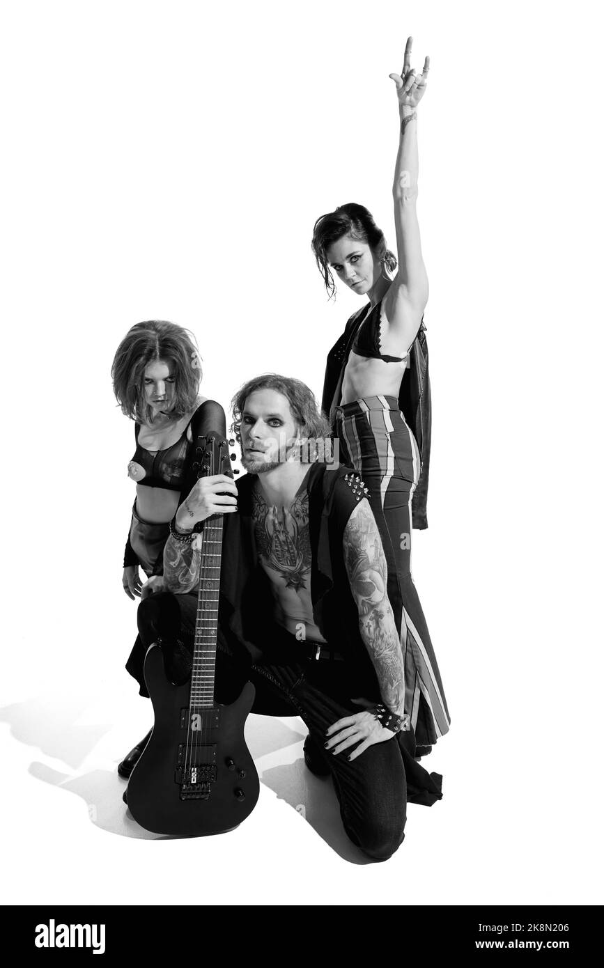 Festival lovers Black and White Stock Photos & Images - Alamy