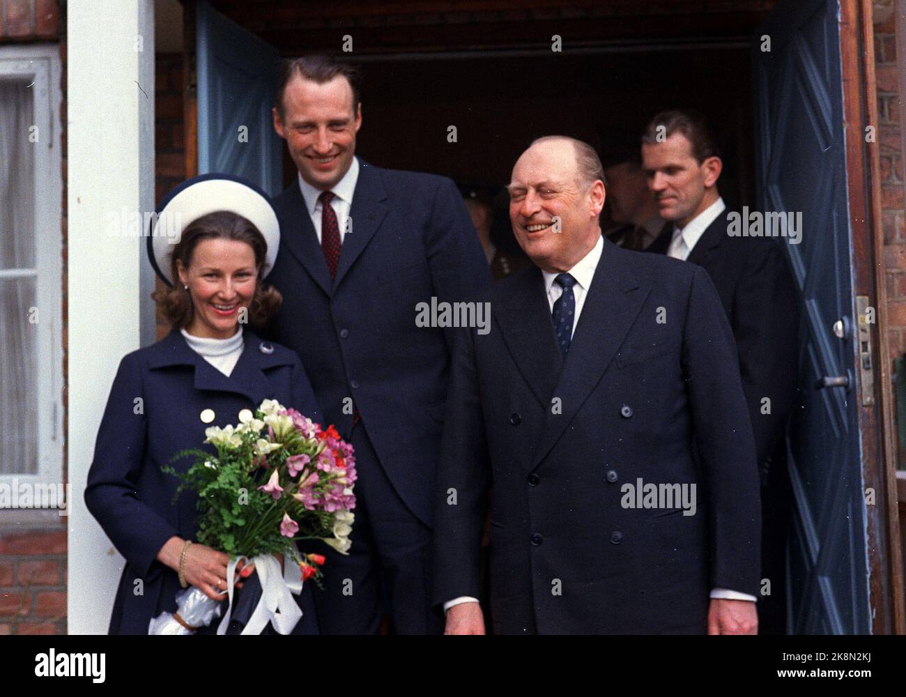 Solbergelva, Drammen 19680327: In the engagement period: Sonja ...