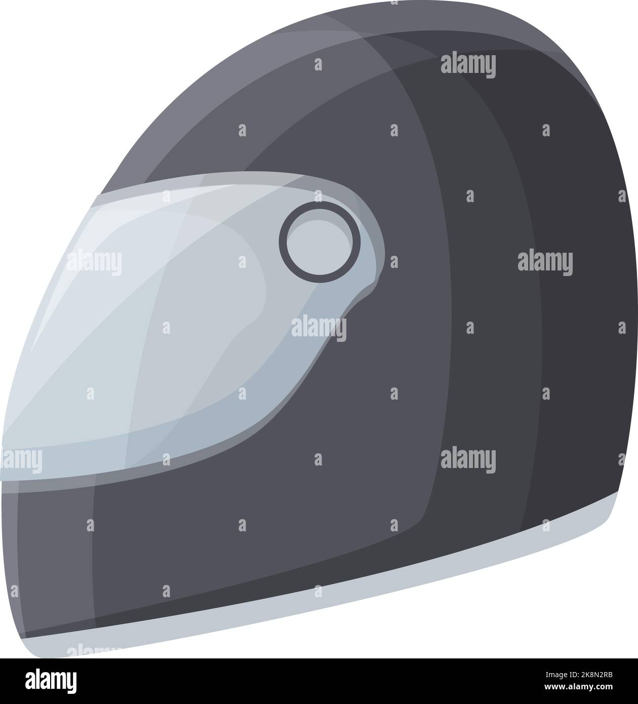 Black helmet icon cartoon vector. Biker safety. Front gear Stock Vector ...