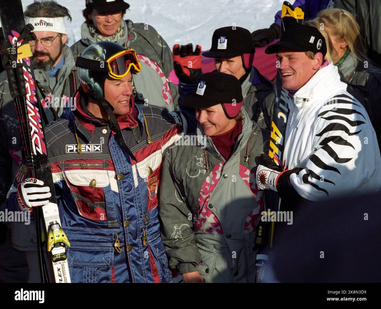 Lillehammer 19940217. Winter Olympics at Lillehammer Super G - Alpine ...