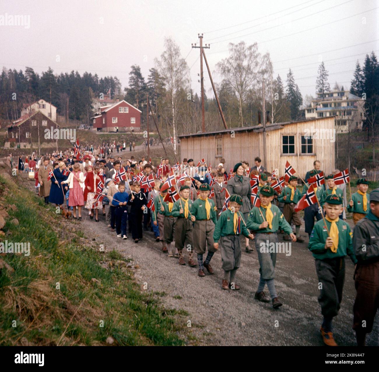 Current ntb national days scout folk parties flag hi-res stock ...