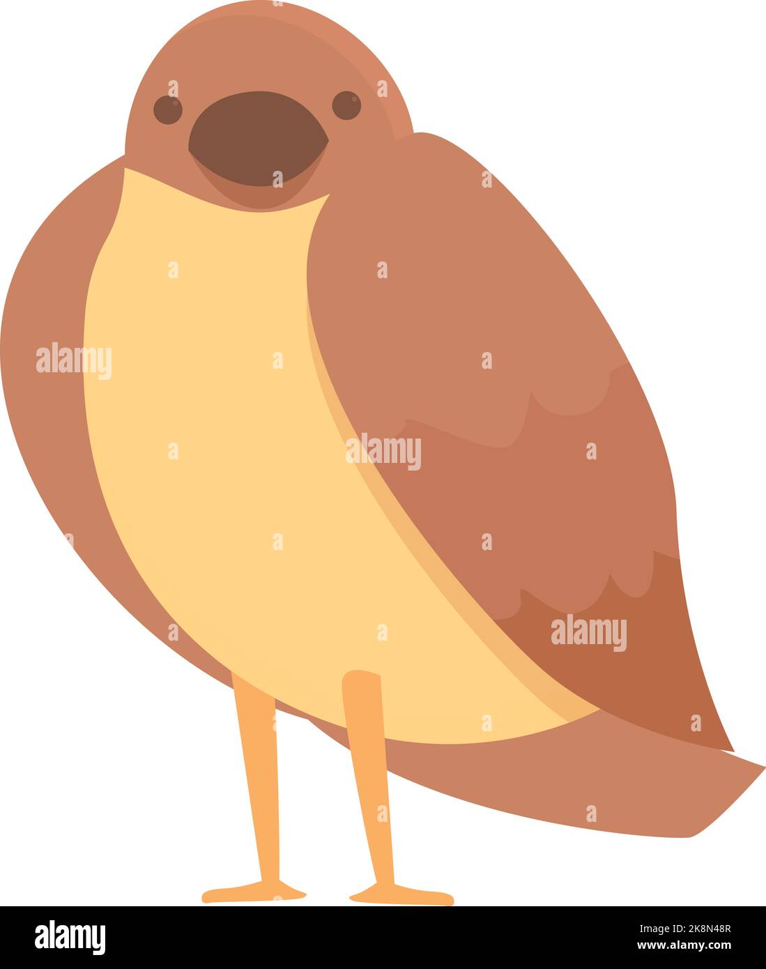 Forest sparrow icon cartoon vector. Bird animal. Sitting branch Stock Vector Image & Art - Alamy