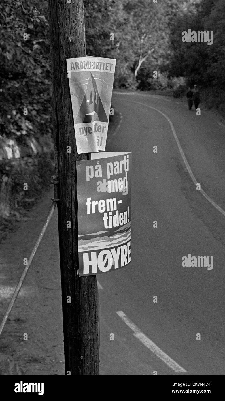 Oslo 19650820 Storting elections 1965, election campaign. Election ...