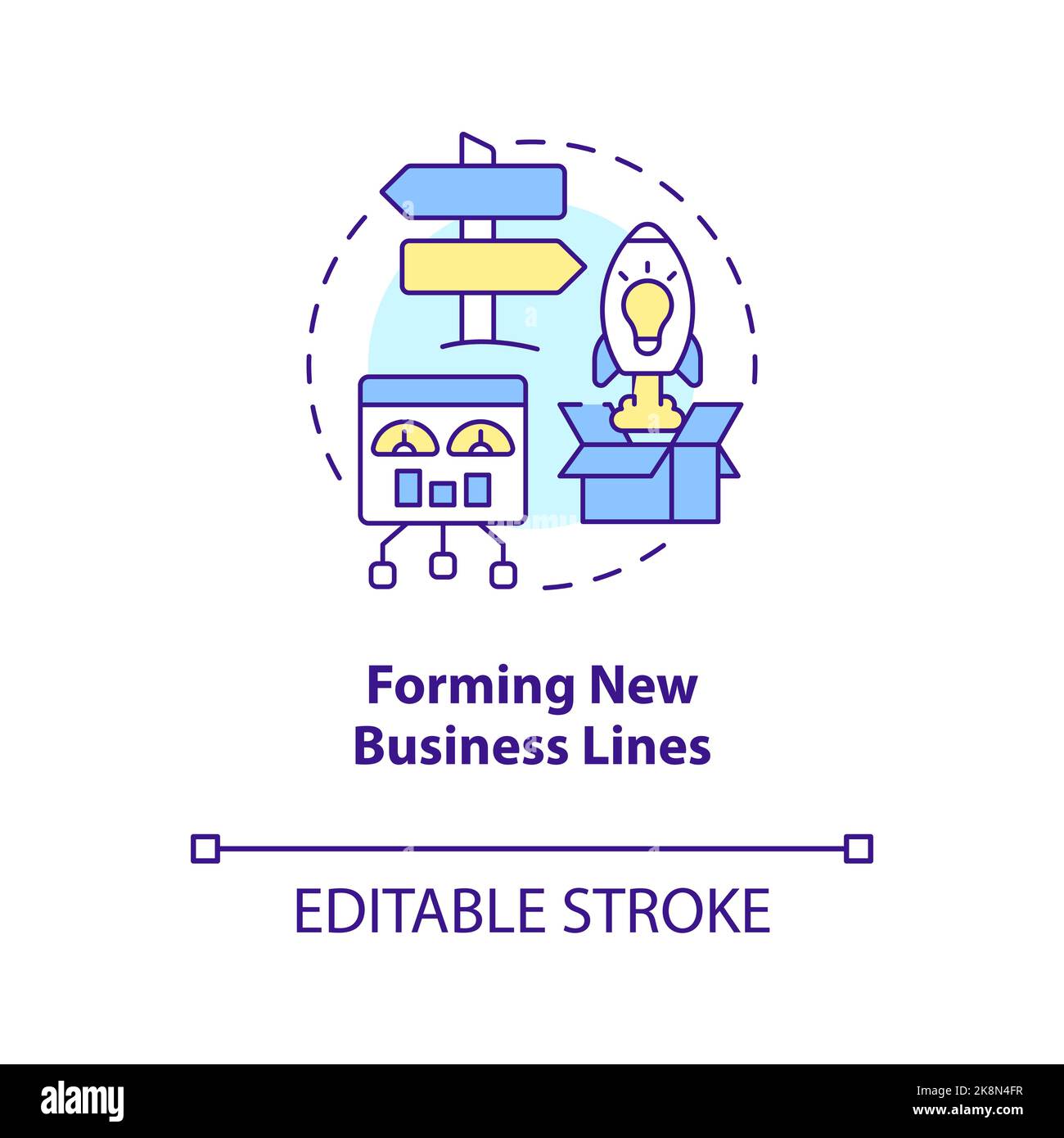 Forming stroke Cut Out Stock Images & Pictures - Alamy