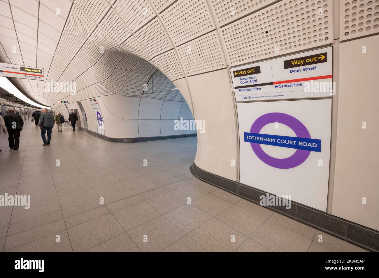 Tottenham Court Road Station, London, UK. 24 October 2022. The ultra ...