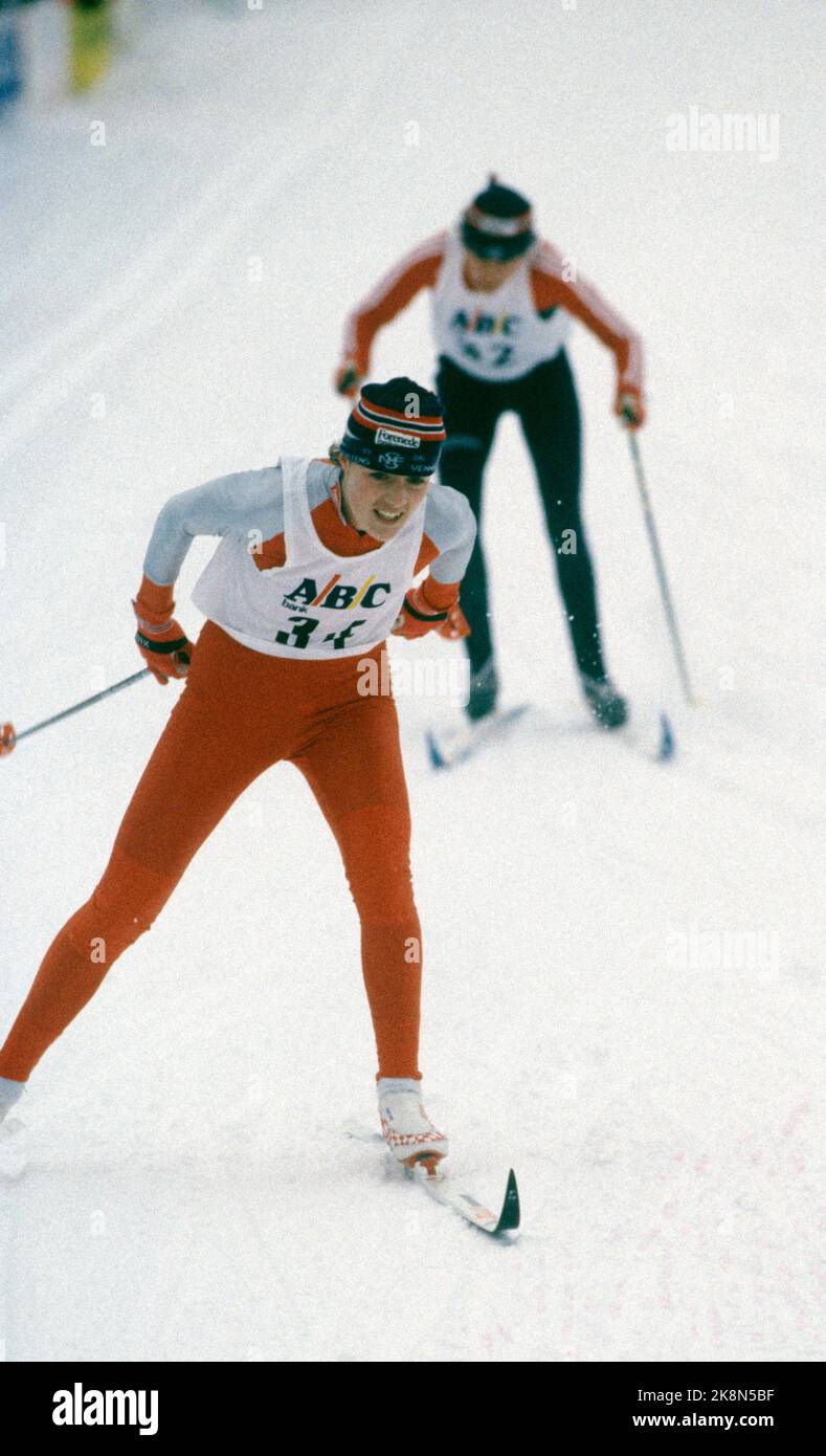 Ntb ntb cross country skiing full figure action women hi-res stock photography and images - Alamy