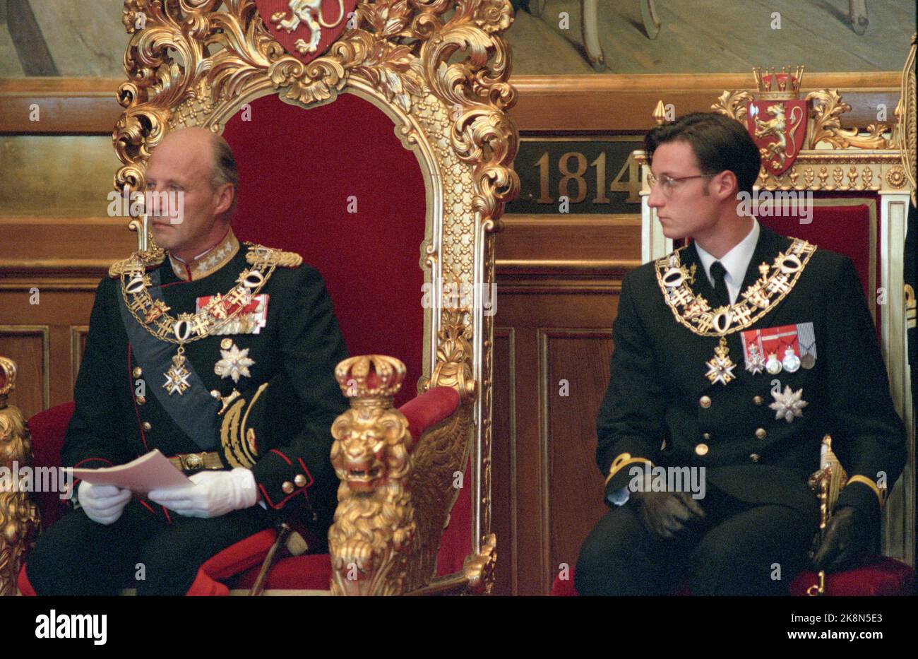 Terje bendiksby the norwegian royal house opening ceremonies families hi-res stock photography ...