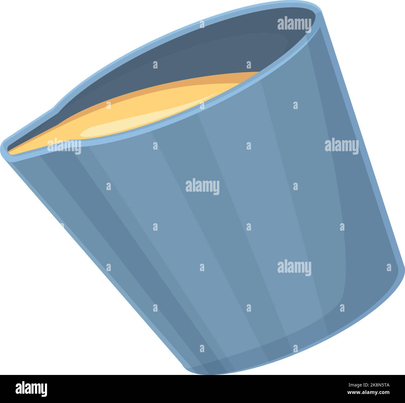 Liquid gold pot icon cartoon vector. Golden mine. Stone ore Stock ...