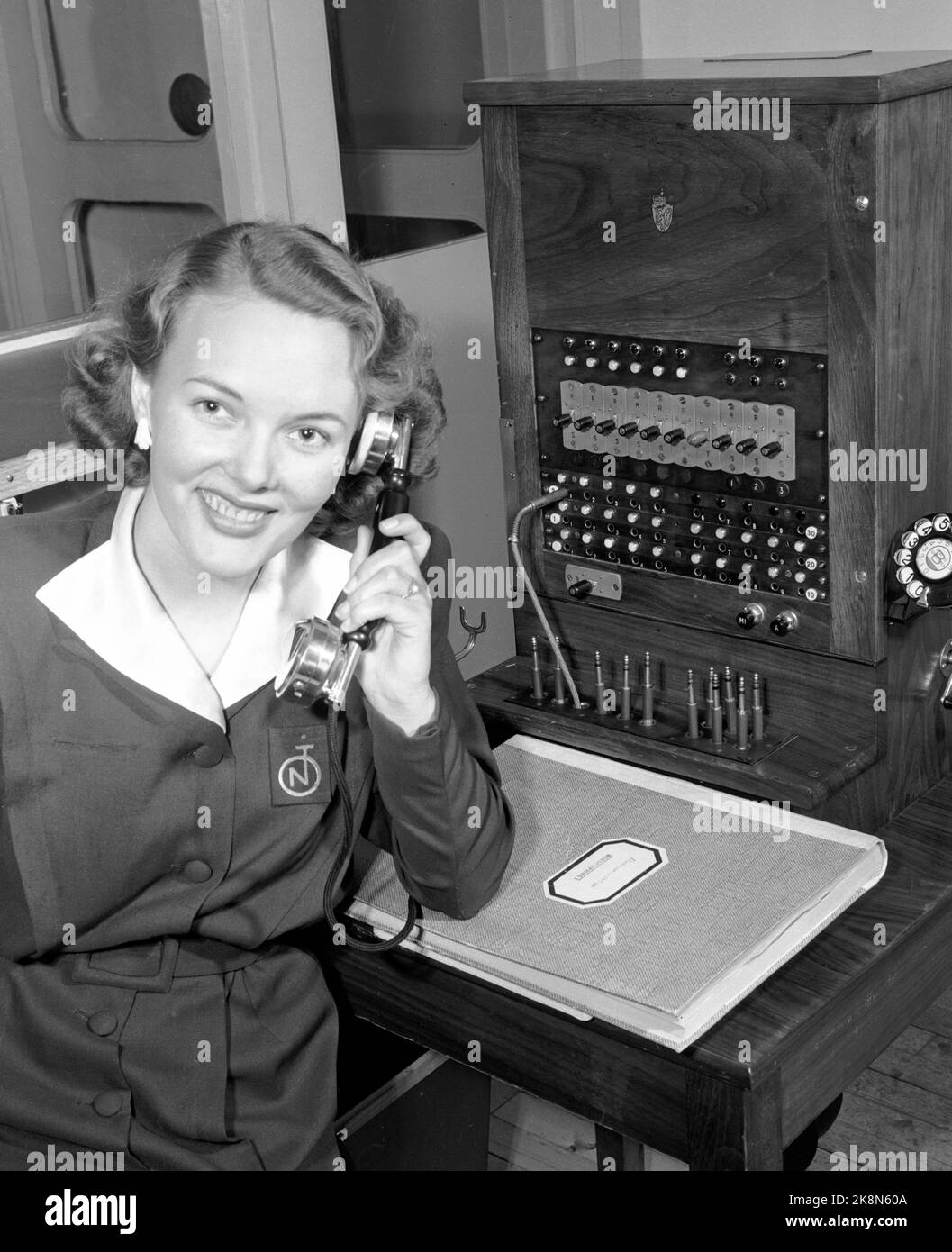 Oslo July 1948. Norsk Tipping starts its business with football tipping ...