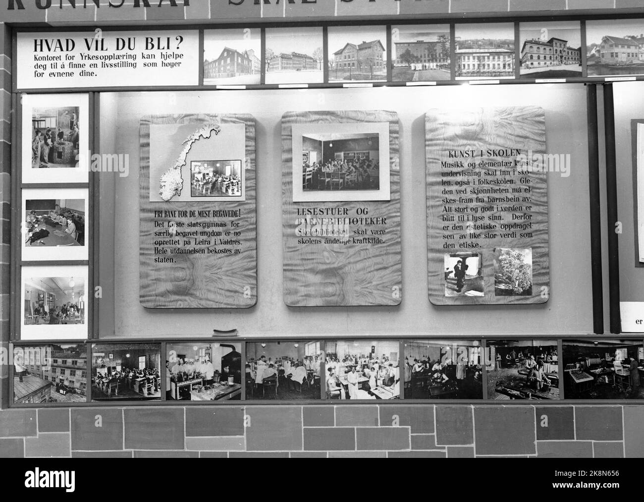 WW2 Oslo 19420925 From the exhibition "Norway's new travel" at the ...