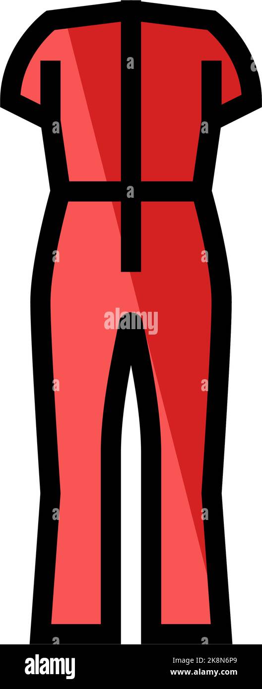 Mockup overalls Stock Vector Images - Alamy