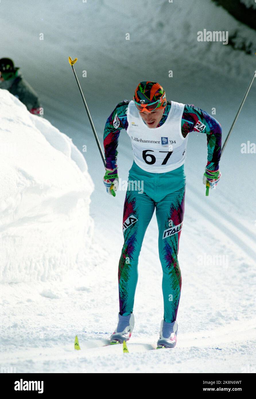 Lillehammer 19940217 Winter Olympics at Lillehammer. 10 km classic ...