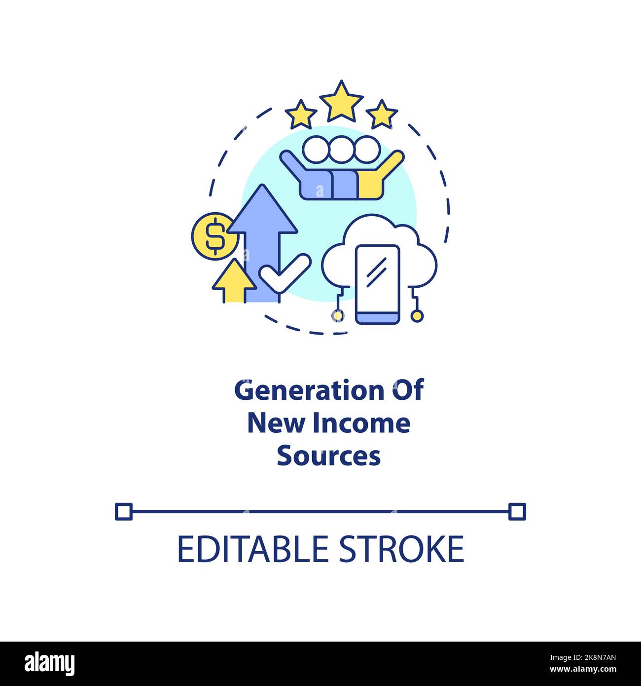 Iot circle logo hi-res stock photography and images - Alamy