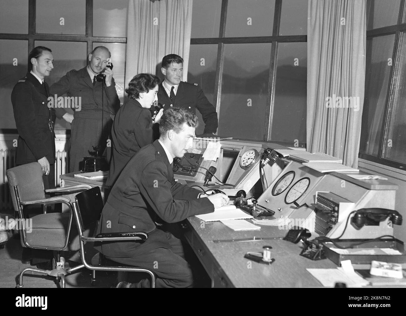 Bodø 195209-16-17. History's largest military exercise "Operation ...