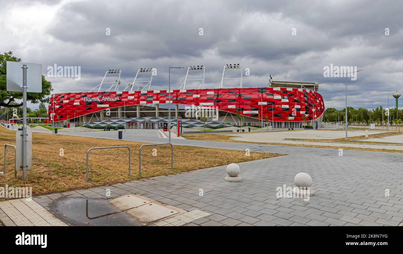 Budapest, Hungary - July 31, 2022: Bozsik Arena Multi Sports Stadium at ...