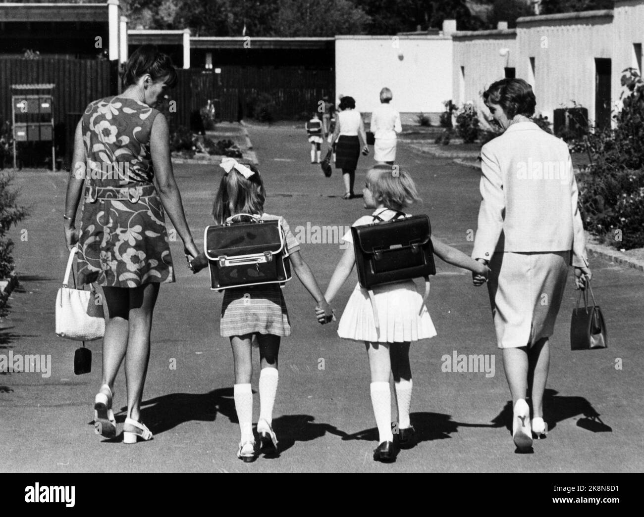 Oslo 19710818 first day of school hi-res stock photography and images ...