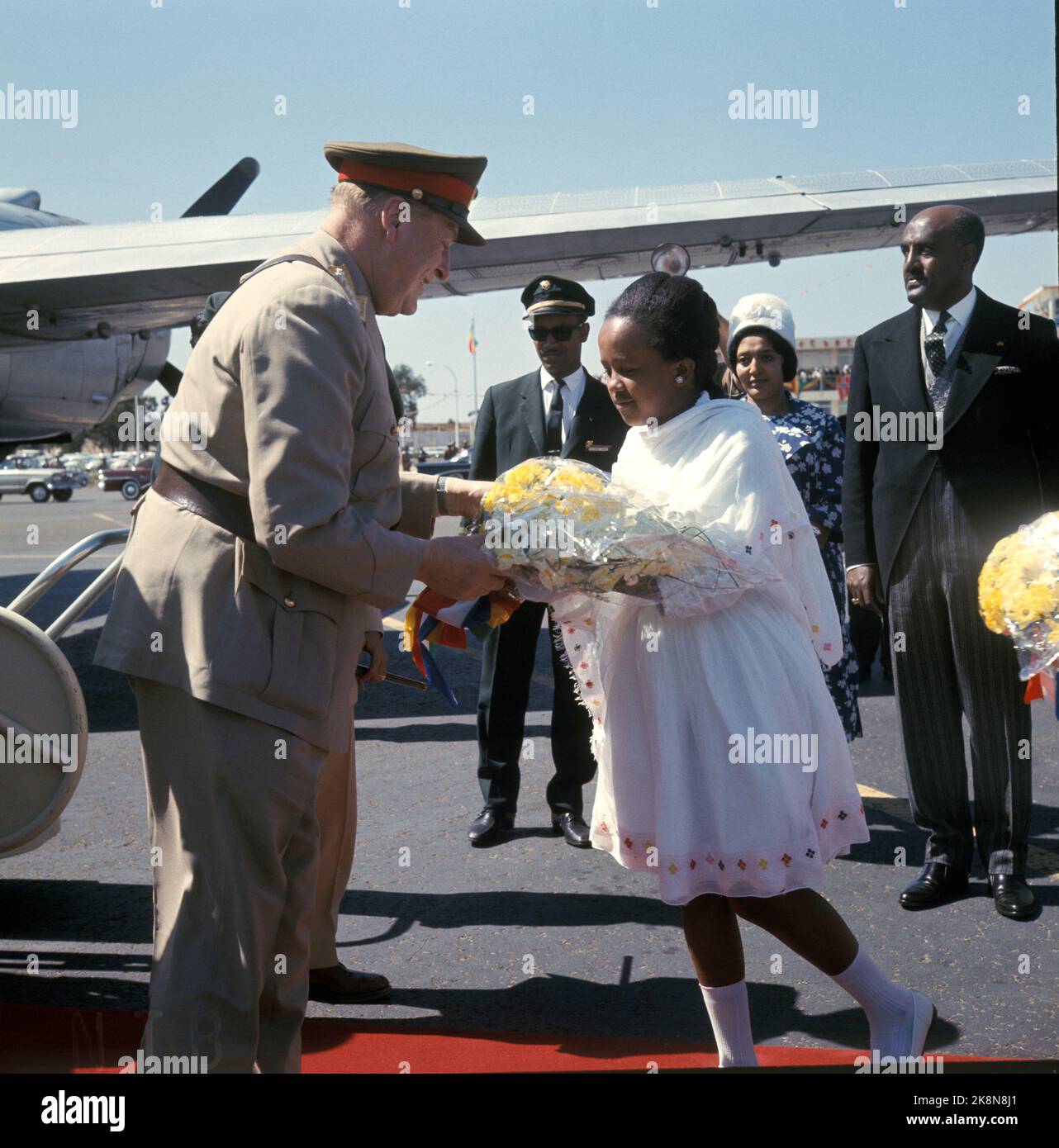 Ethiopia 1966. King Olav visits Ethiopia in January 1966. Here's ...