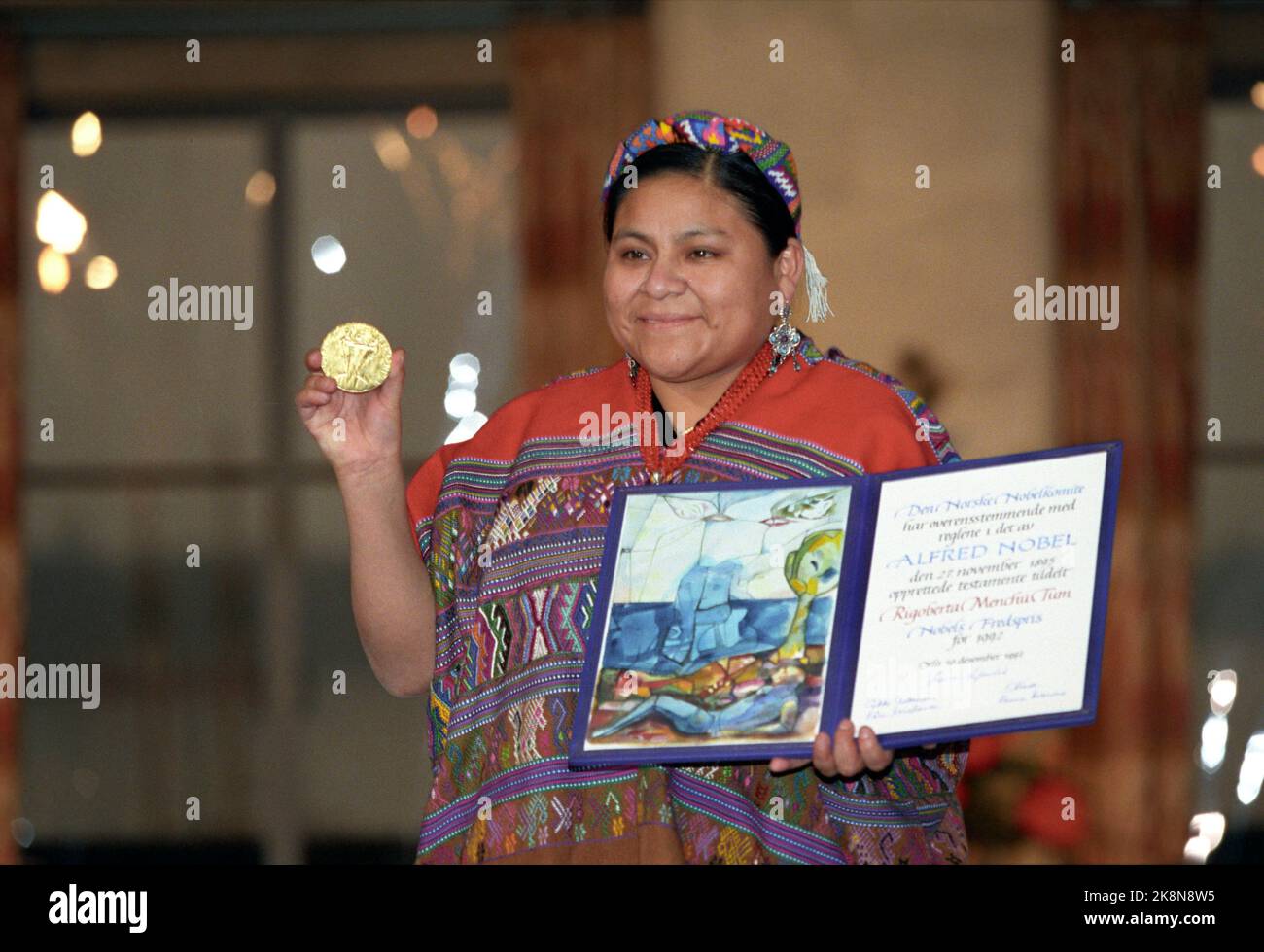 Oslo 19921210: Nobel Peace Prize 1992. The Nobel Peace Prize 1992 to ...