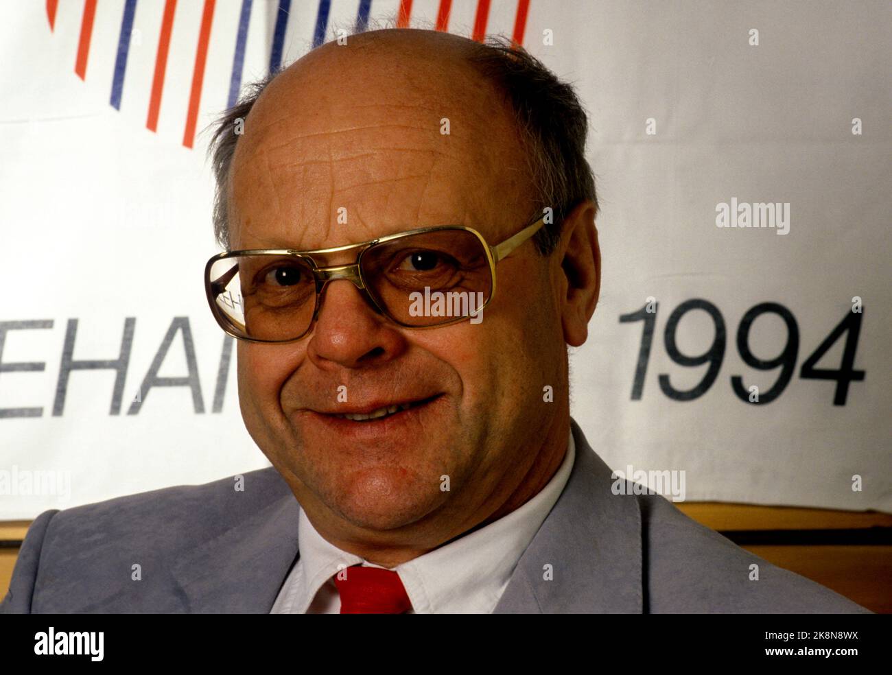Oslo November 1988. Bjørn Kjensberg, Olympic member. Photo; Knut Falch ...