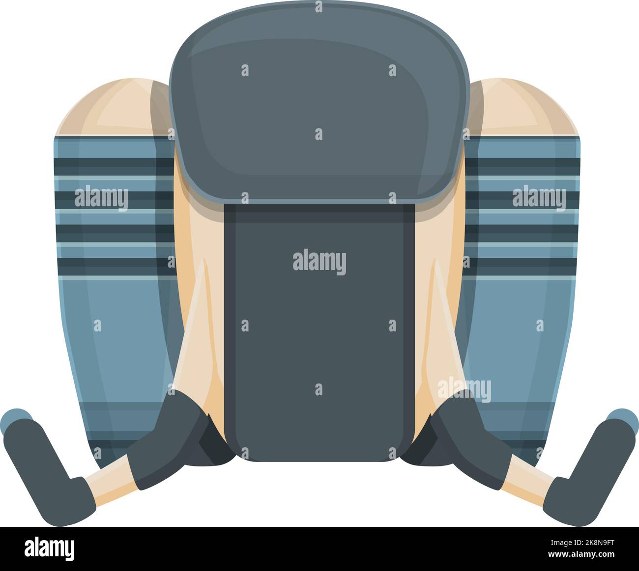 Launch jetpack icon cartoon vector. Rocket boost. Jet space Stock ...