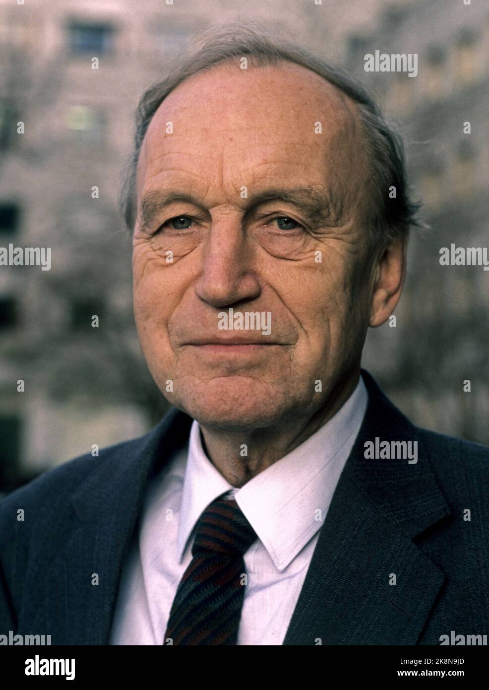 Oslo 19881124 Author and Kåsør Richard Herrmann. Photo: Henrik Laurvik ...