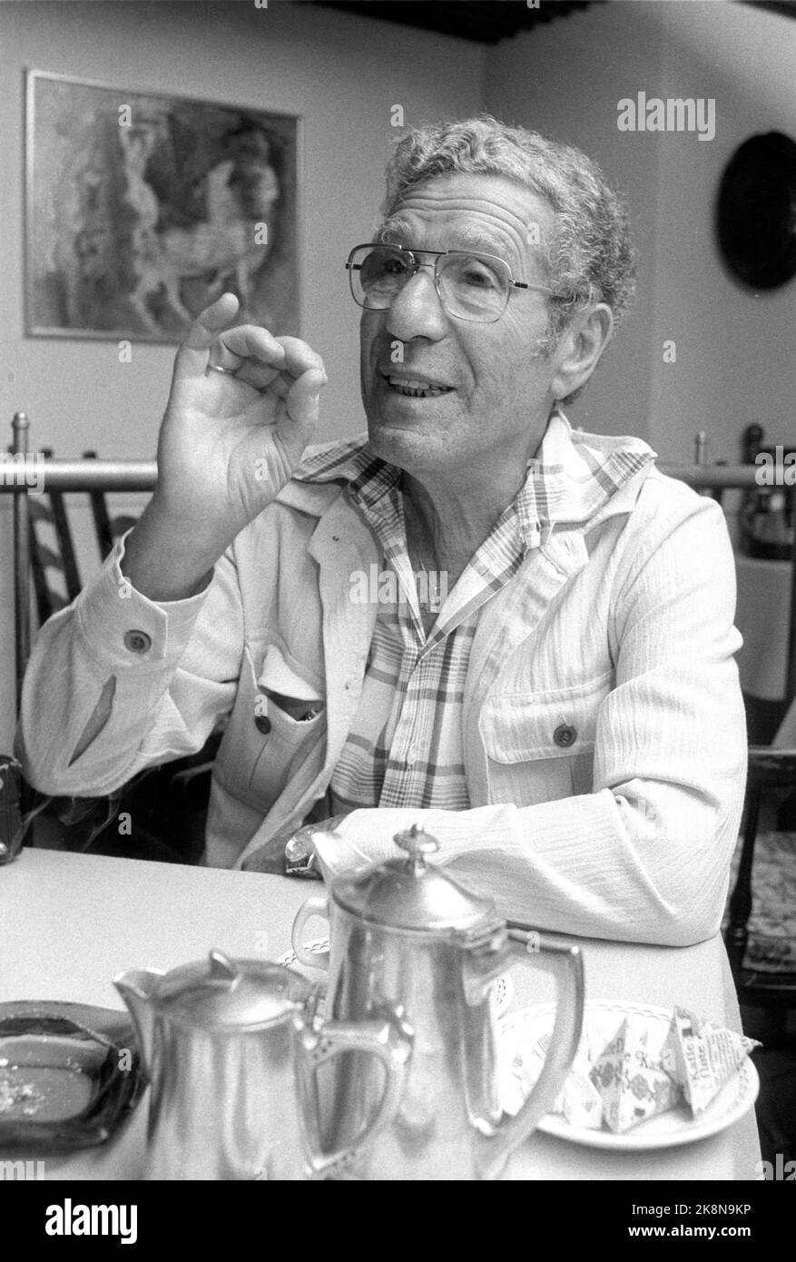 Oslo 19820602. Pianist Robert Levin photographed in connection with the ...