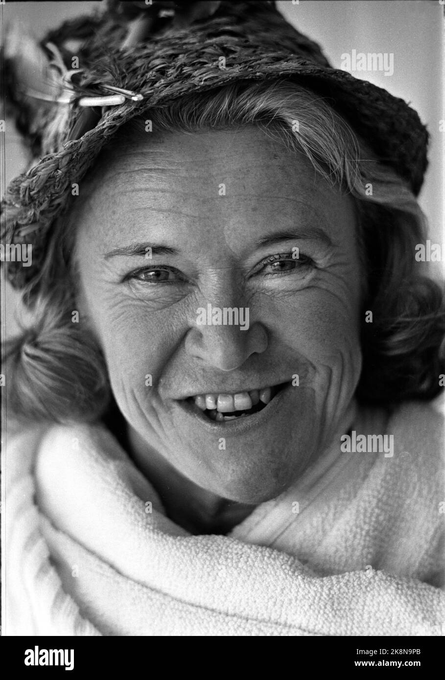 Oslo 19690419 Greta Molander, 1908-2002, car sports, newspaper ...