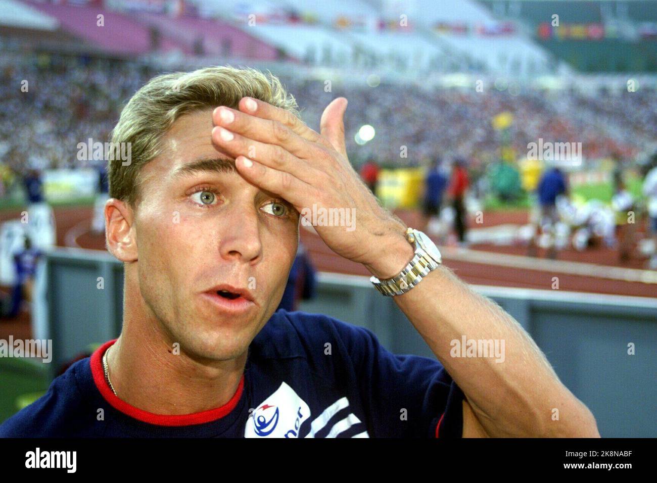 Budapest, Hungary 19980821: Steinar Hoen finished in sixth place in the ...