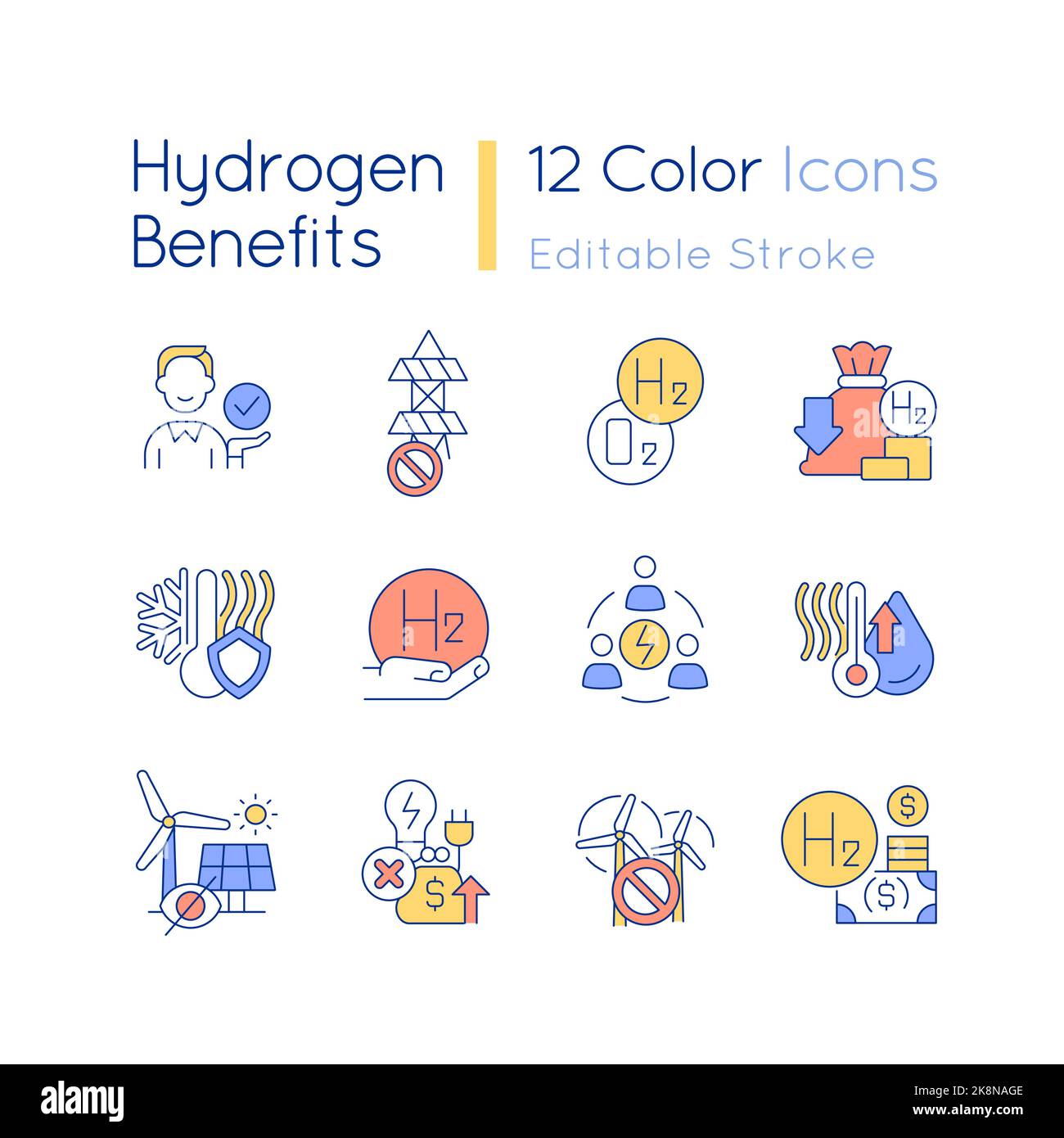 Hydrogen benefits RGB color icons set Stock Vector Image & Art - Alamy Hydrogen benefits RGB color icons set Stock Vector Image & Art - Alamy