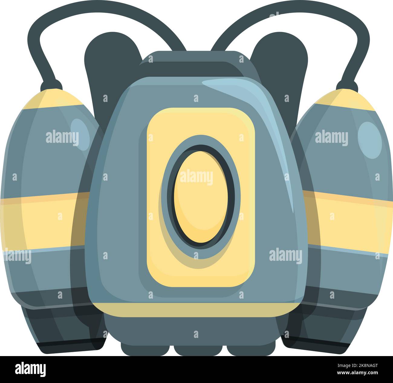 Fly jetpack icon cartoon vector. Rocket jet. Future space Stock Vector ...