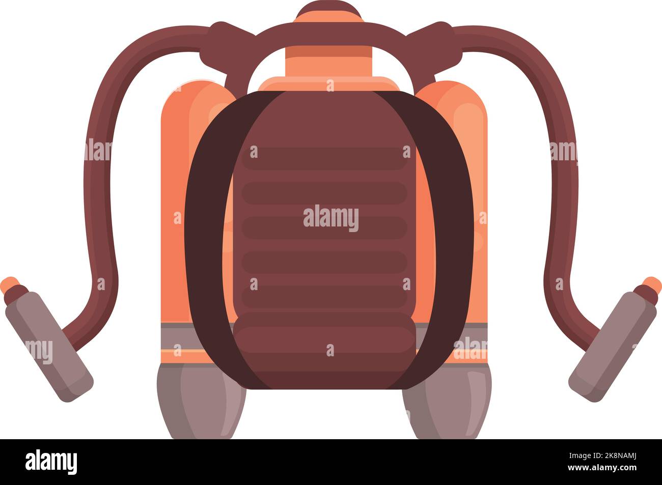 Start jetpack icon cartoon vector. Space future. Action fire Stock ...