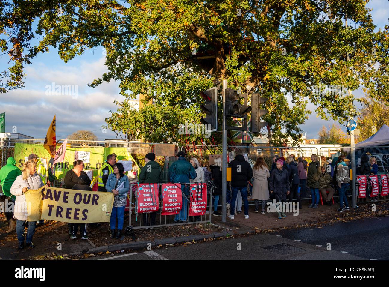 Ashingdon Road, Rochford, Southend on Sea, Essex, UK. 24th Oct, 2022 ...