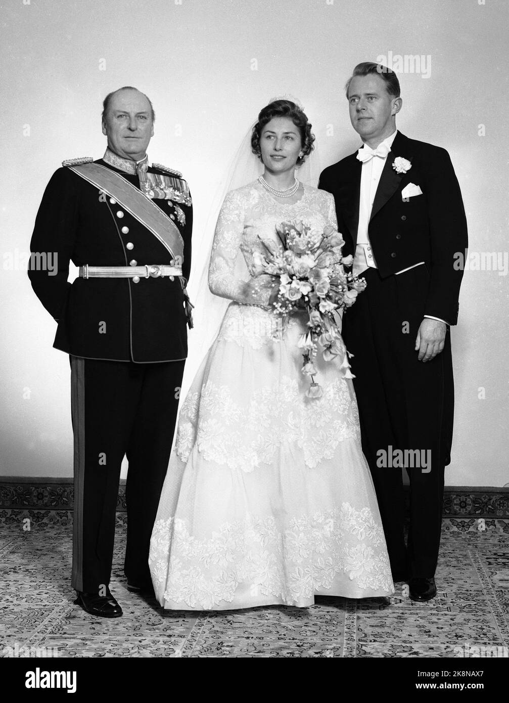 Skaugum 19610112 Princess Astrid's wedding Princess Astrid marries ...