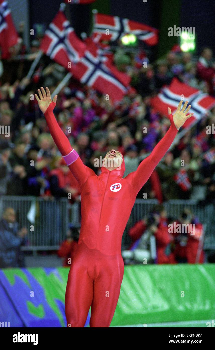 Hamar 19940213 Winter Olympics at Lillehammer. Johann Olav Koss ...