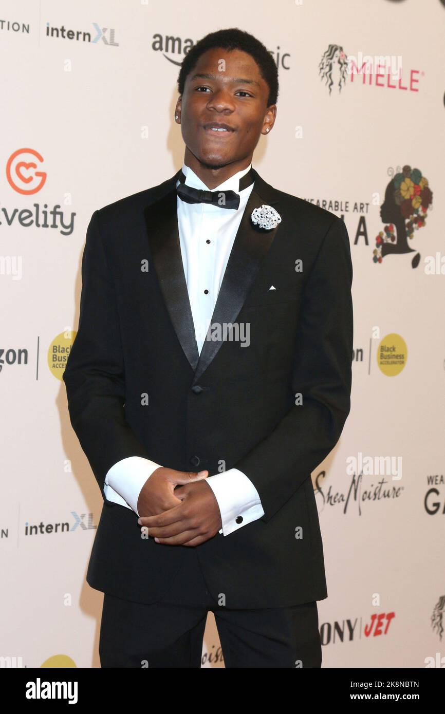 Branson Bailey at arrivals for 5th Annual Wearable Art Gala - Part 2, Barker Hangar, Santa ...