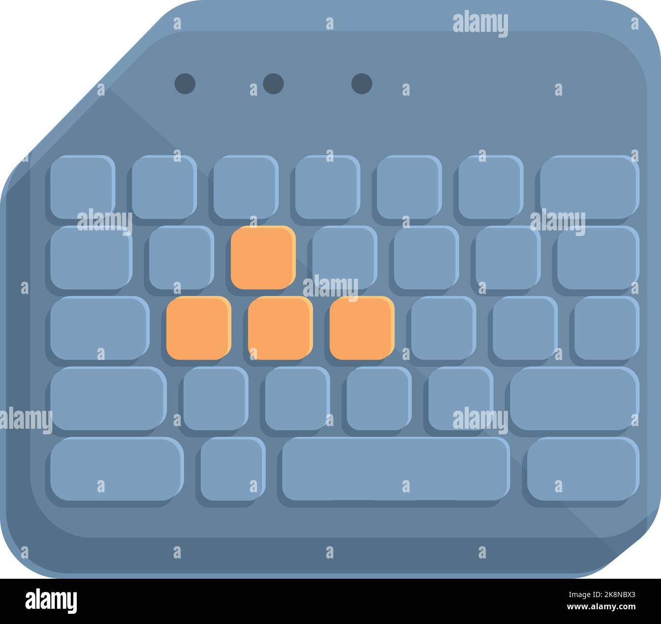 Gamer keyboard icon cartoon vector. Sport game. Cyber digital Stock ...