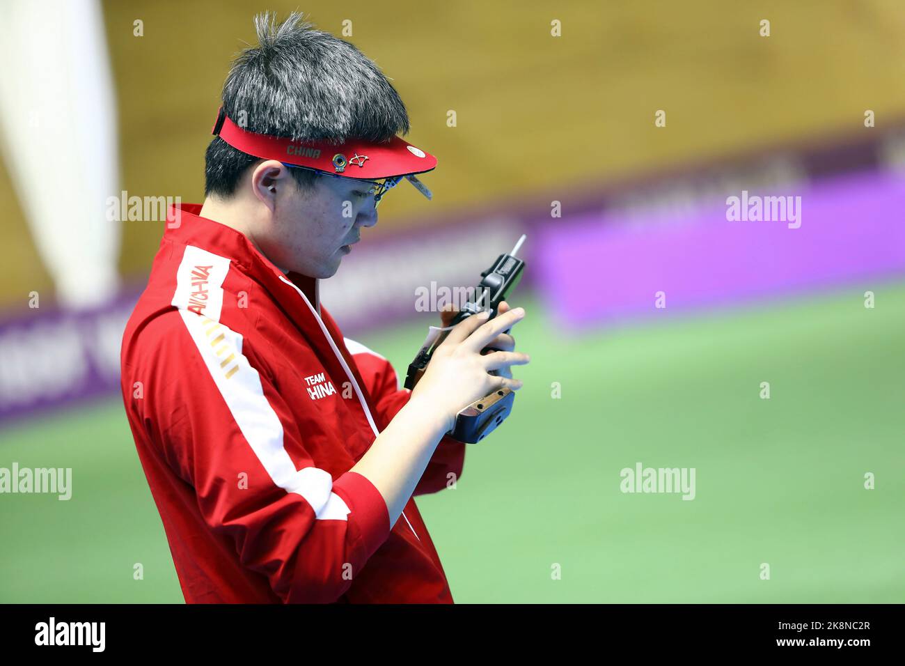 Cairo, Egypt. 24th Oct, 2022. Lu Zhiming of China competes during the ...