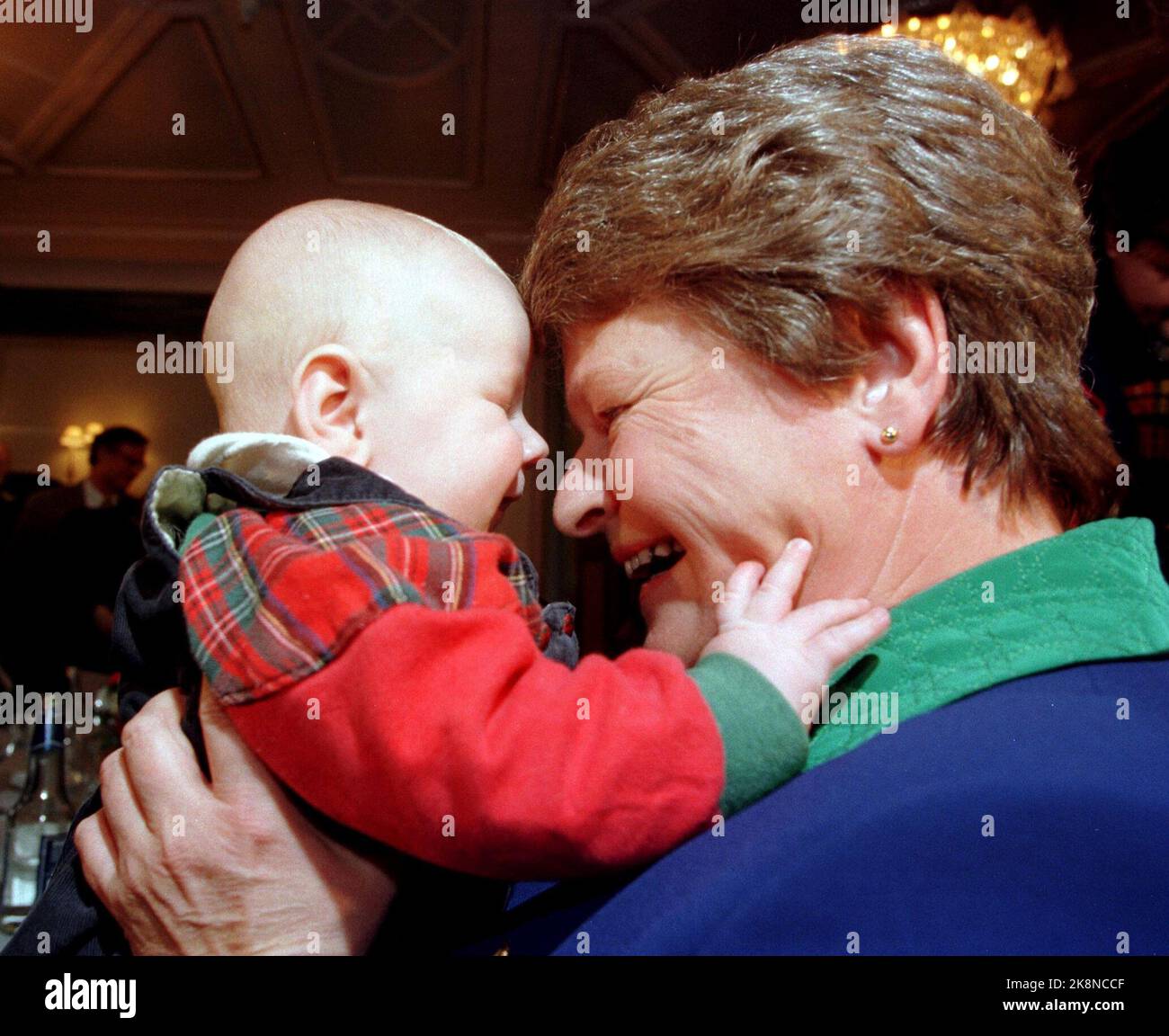 Oslo 19971112. Gro Harlem Brundtland today released the autobiography ...