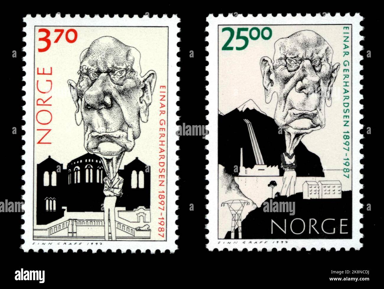 Publishes june to einar gerhardsens 100th anniversary scan photo hi-res ...