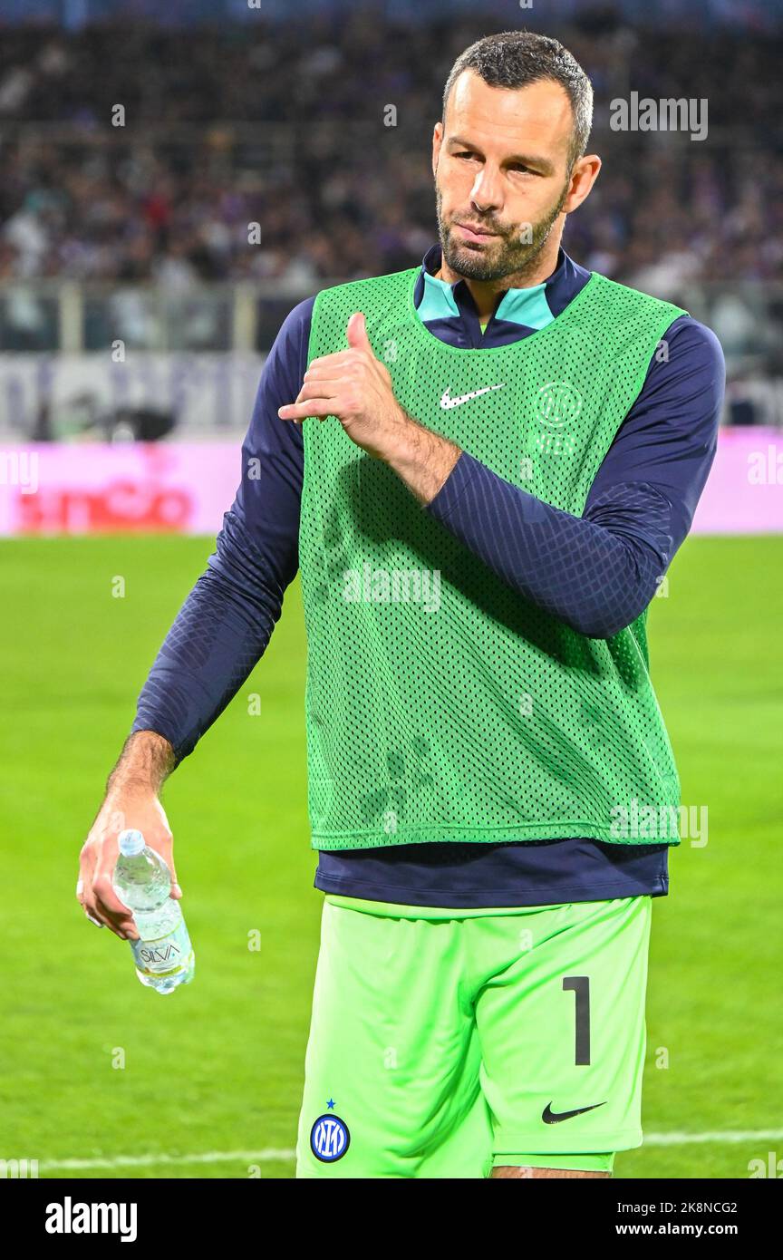 Artemio Franchi stadium, Florence, Italy, October 22, 2022, Inter's ...